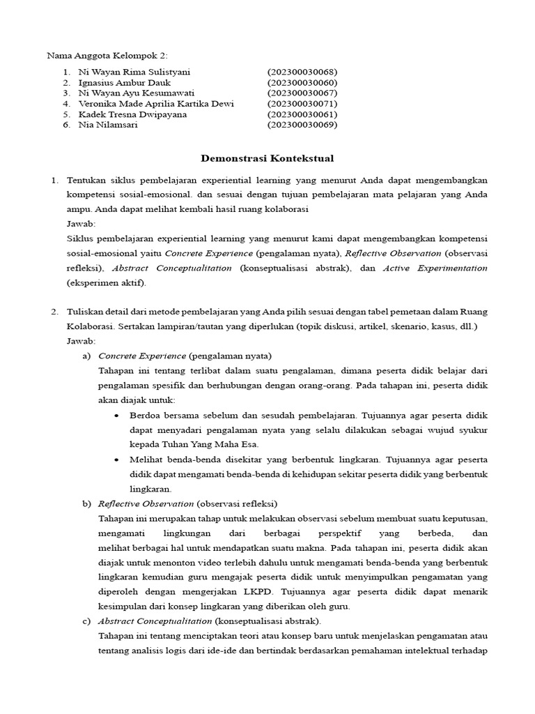 02.01.3-T3-5 Demonstrasi Kontekstual Topik | PDF