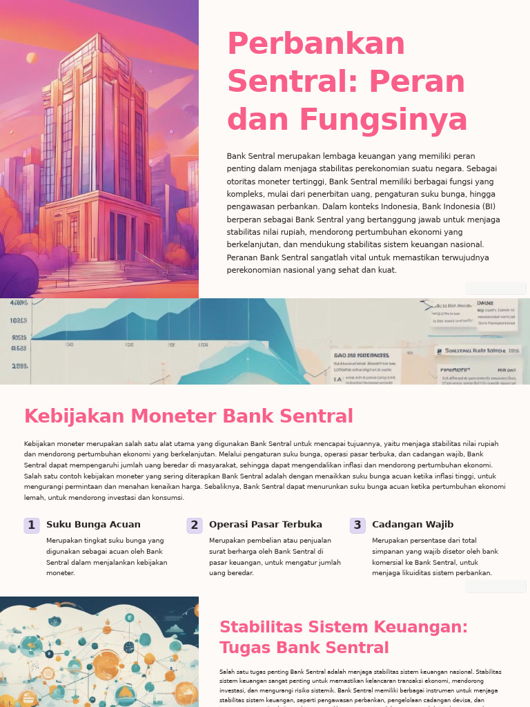 Perbankan Sentral Peran Dan Fungsinya | PDF