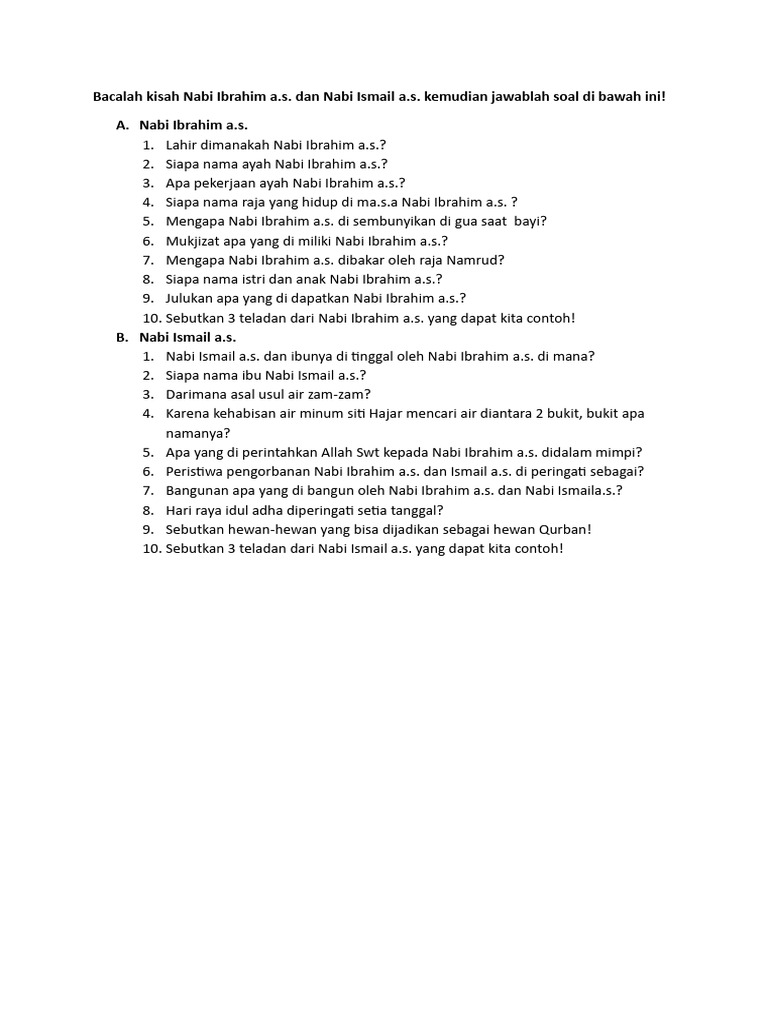 Soal BDR - Sem - KLS 3 | PDF