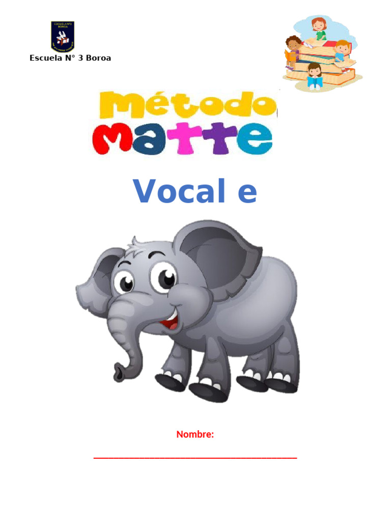Matte VOCAL E | PDF