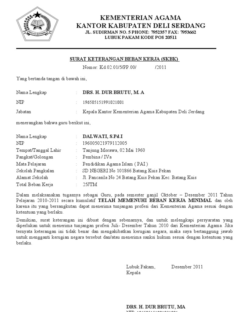 Contoh SKBK SKMT SPMT SPMJ Guru | PDF