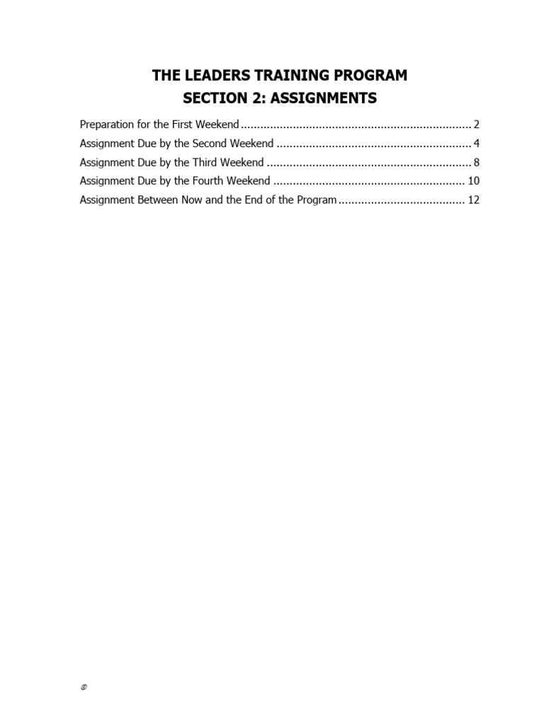 Section 2 - Assignments | PDF