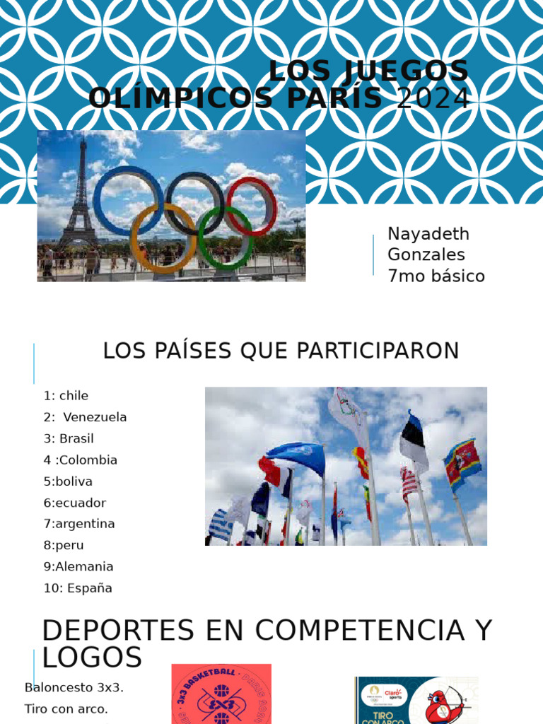 Los Juegos Olímpicos París 2024.Pptx 1 | PDF