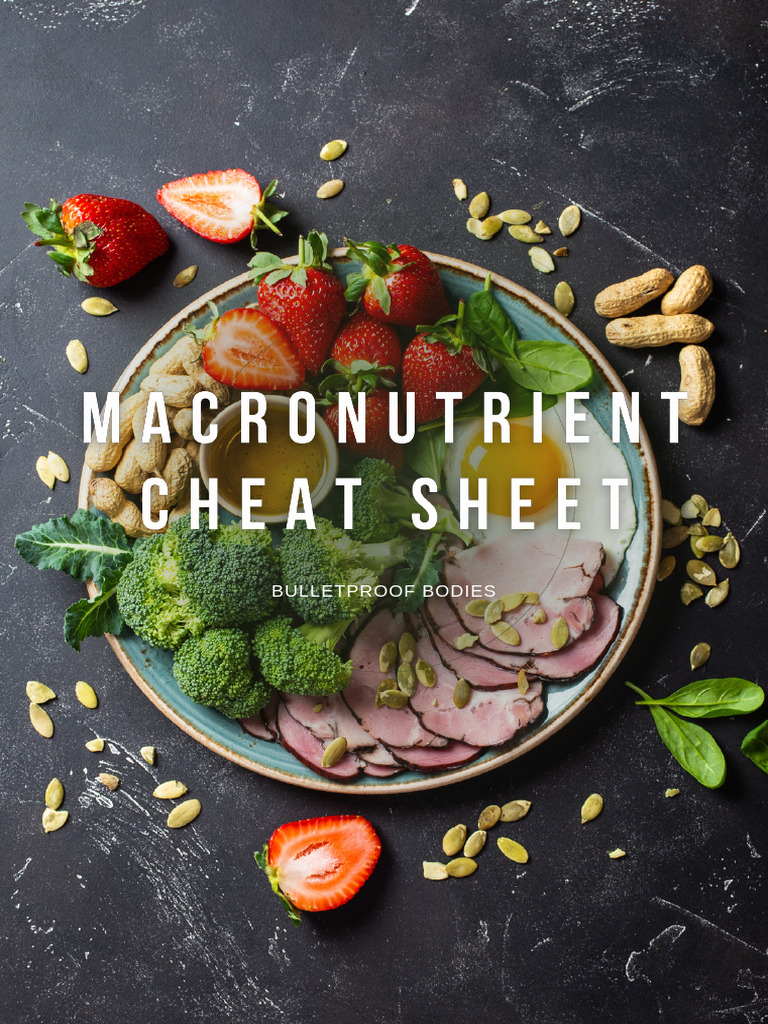 Macronutrient Cheat Sheet | PDF | Food Energy | Nutrients