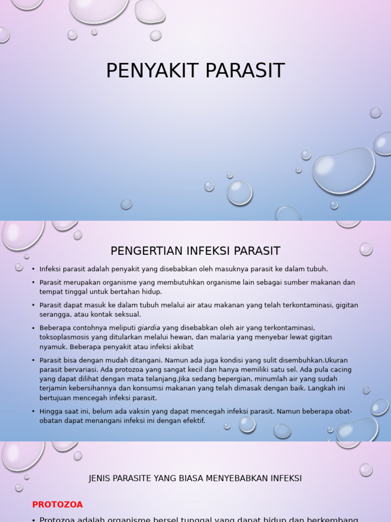 Penyakitt Parasit | PDF