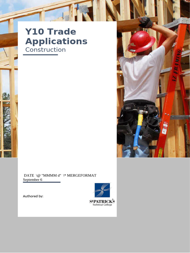 10 Construction Booklet | PDF