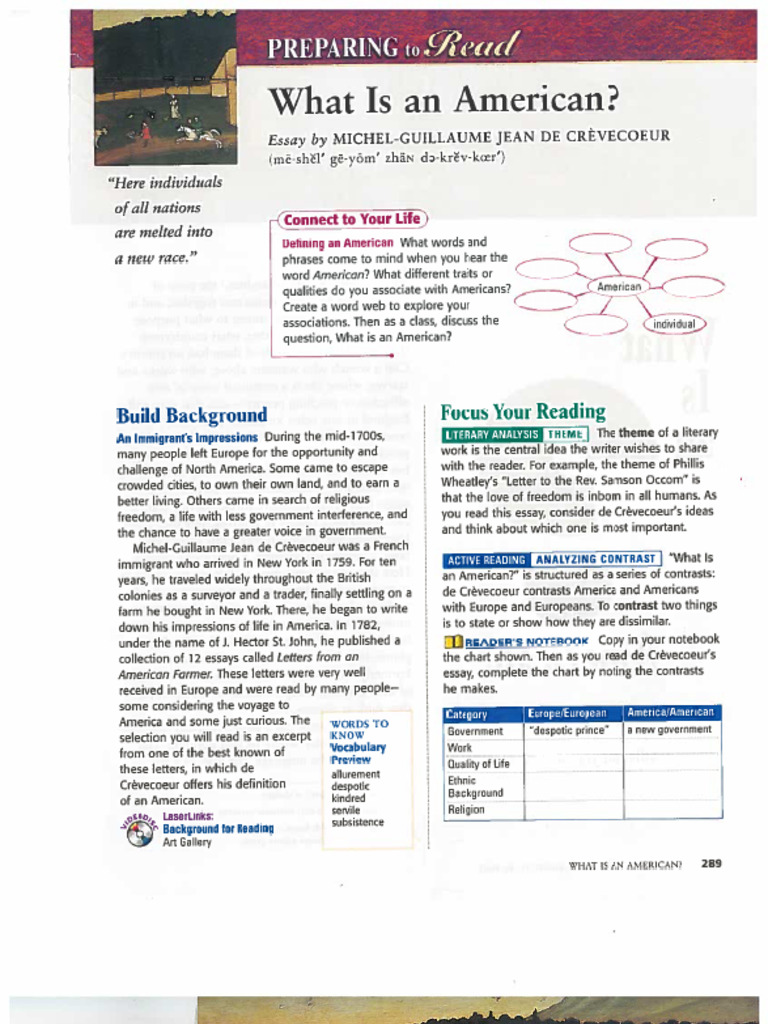 What Is An American | PDF