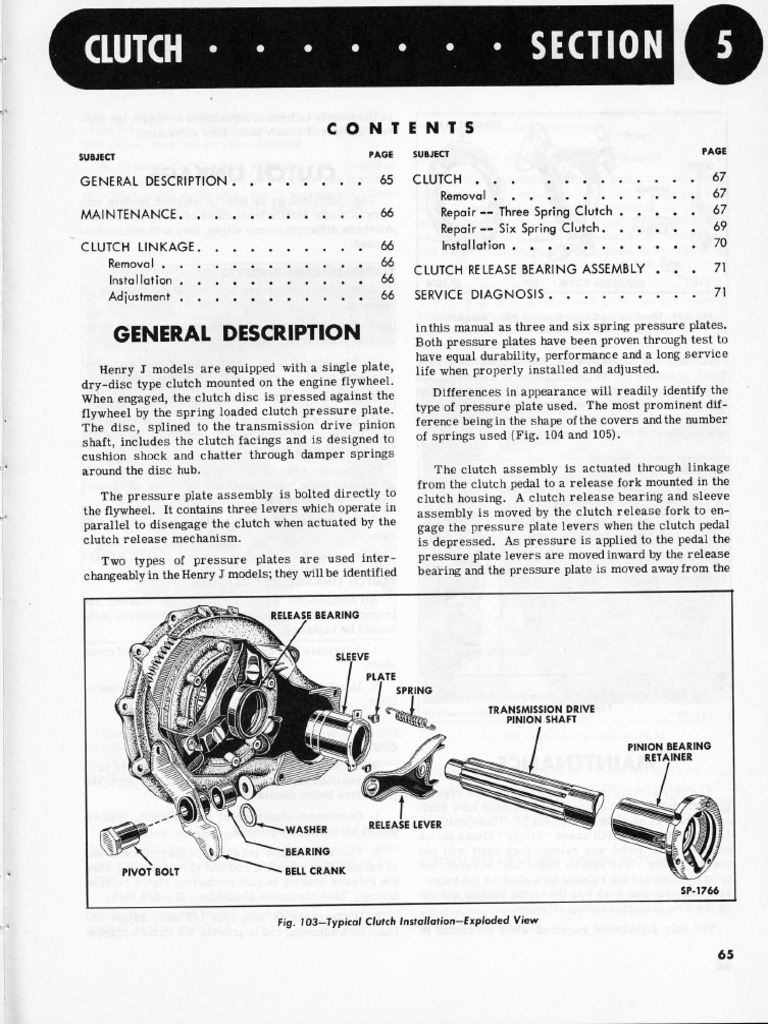 HJ Manual 05 Clutch | PDF
