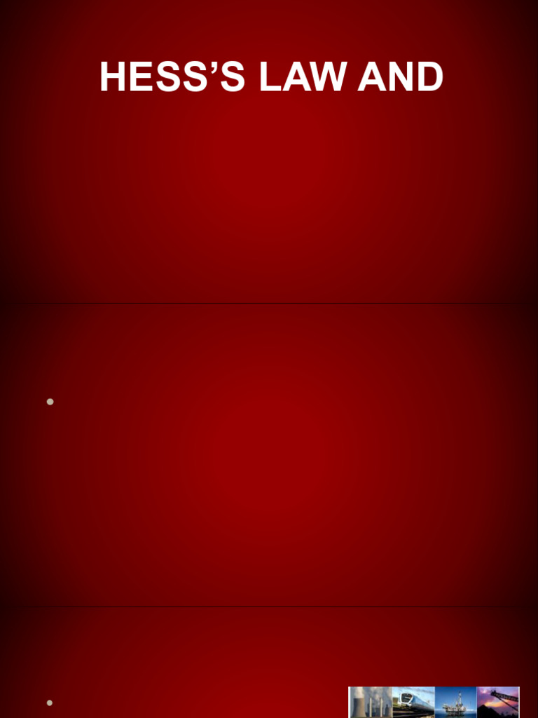 Hesss Law and Calorimetry Notes | PDF