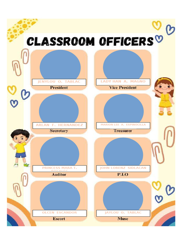 Classroom Officers | PDF