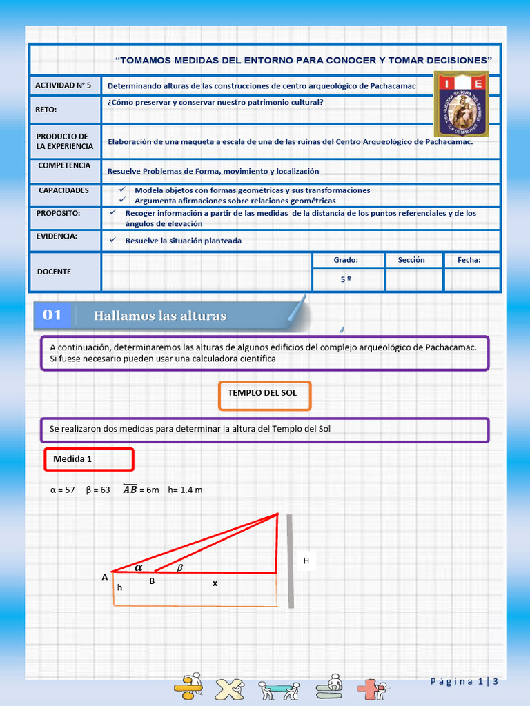 ACT 05 MAT 5° SEM 05 UNID 05 | PDF