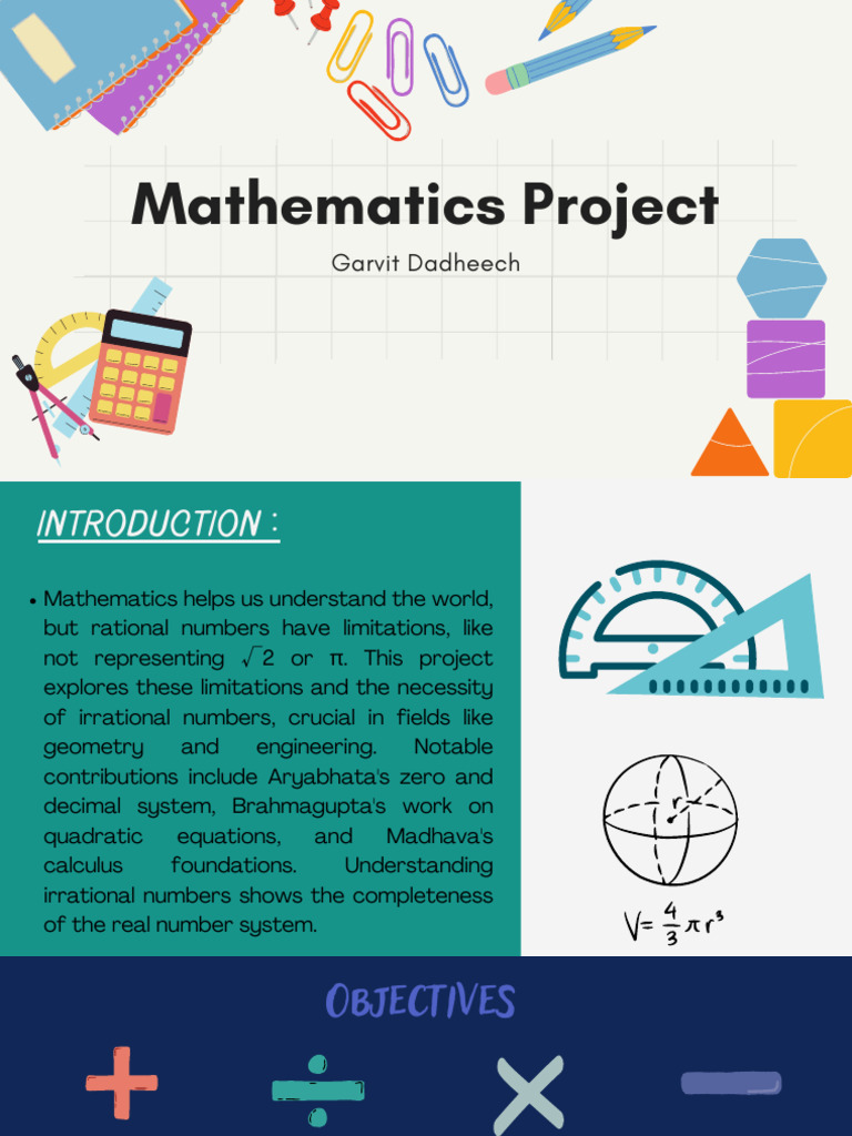 Mathematics Project | PDF