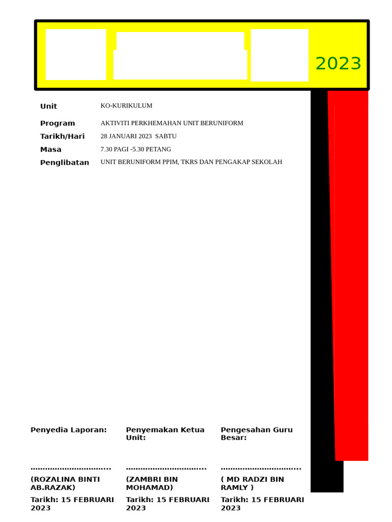 One Page Report CTH 1 | PDF