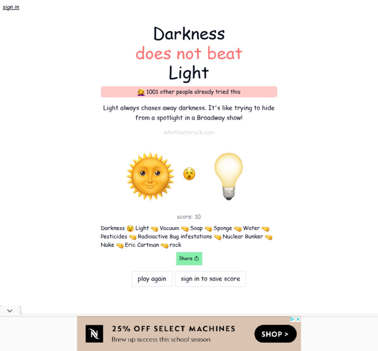 What Beats Rock Game | PDF