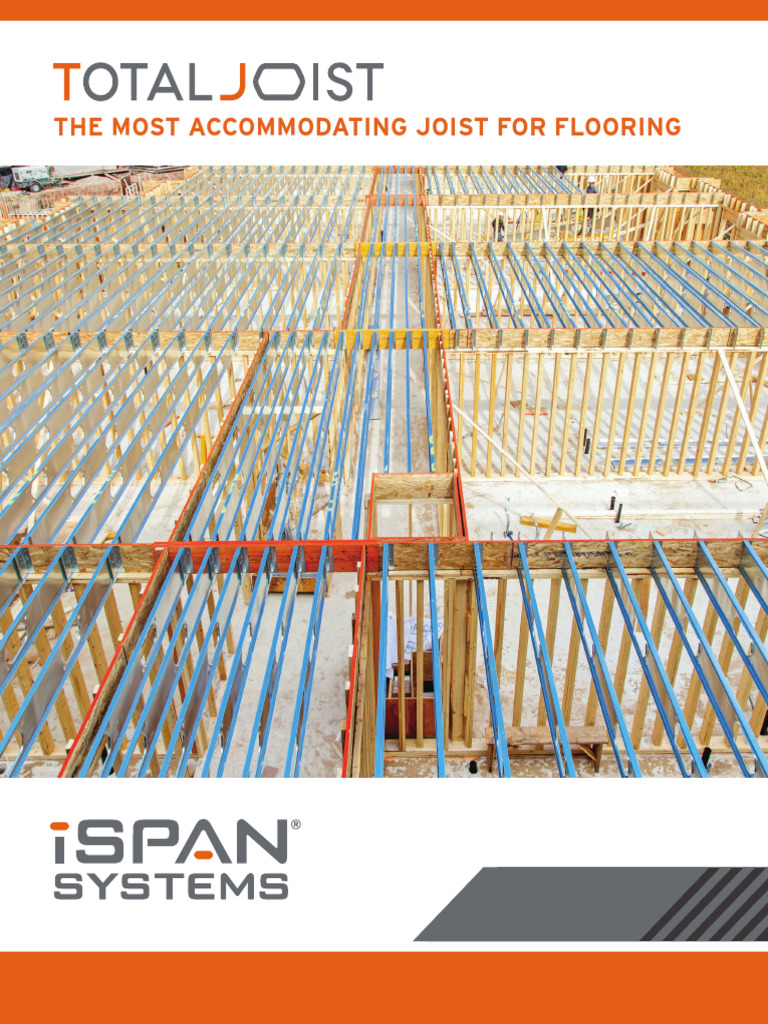 iSPAN TotalJoist | PDF | Framing (Construction) | Computers