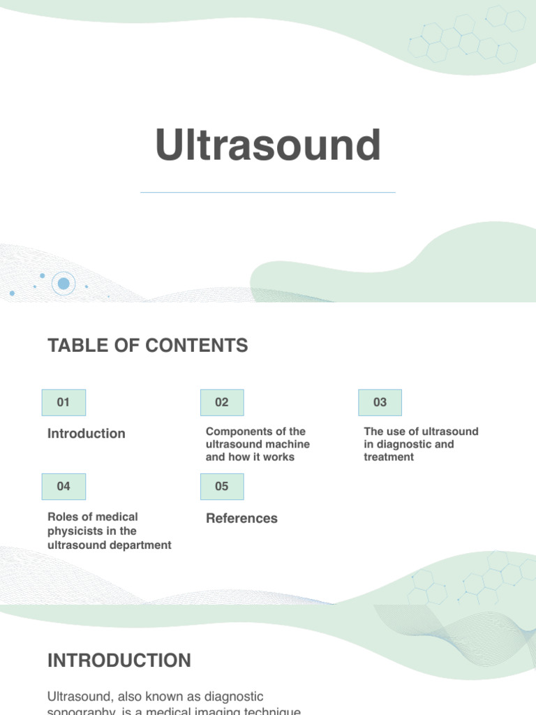 Ultrasound | PDF