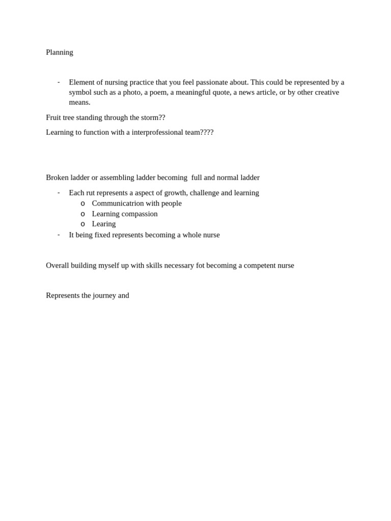 Planning For Transition Reflection | PDF