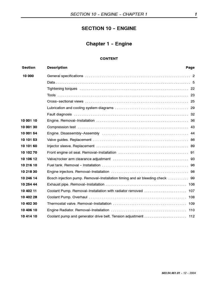 Iveco 8045 Engine Specifications | PDF | Fuel Injection | Diesel Engine