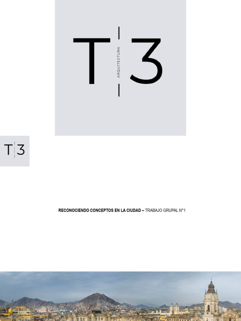 T3 - EJERCICIO N°1 Reconociendo Conceptos en La Ciudad Lima-COMPLETO | PDF