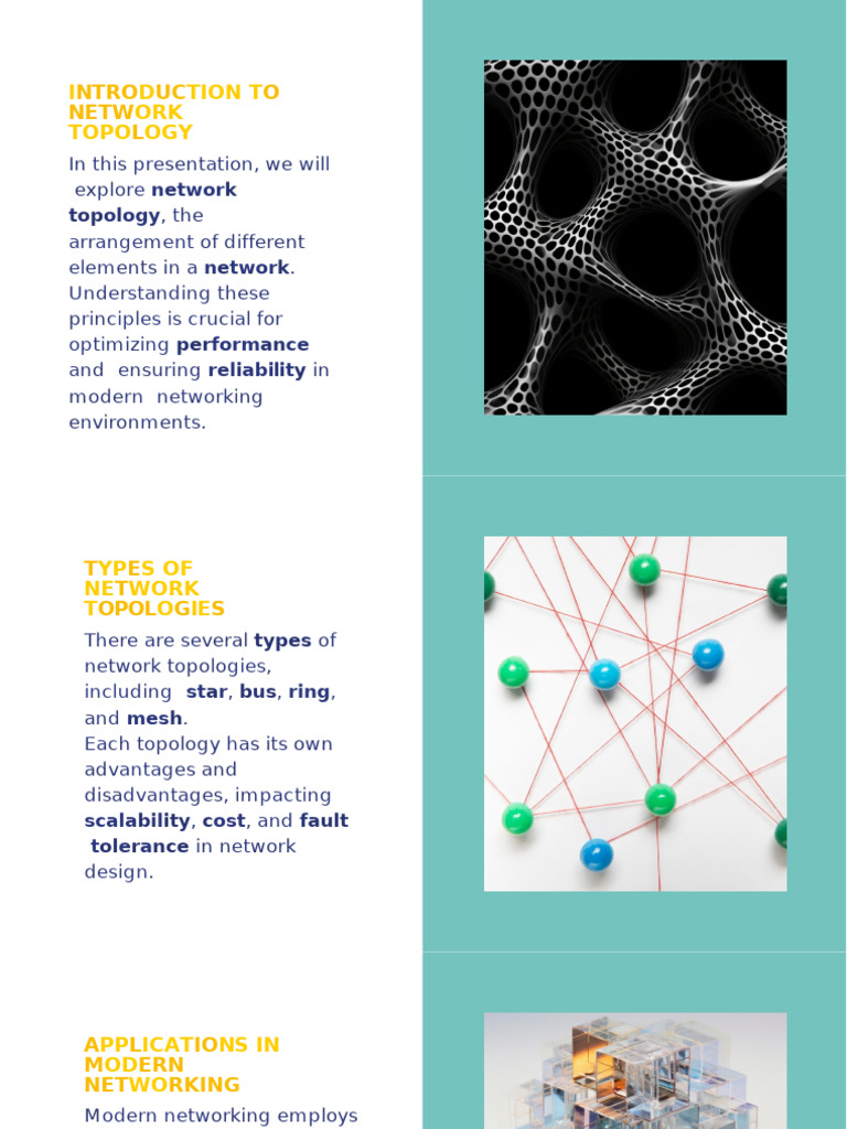 Slidesgo Understanding Network Topology Principles and Applications in Modern Networking ...