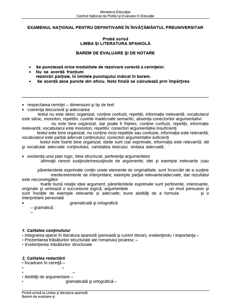 Def 080 Limba Spaniola P 2024 Bar Model | PDF