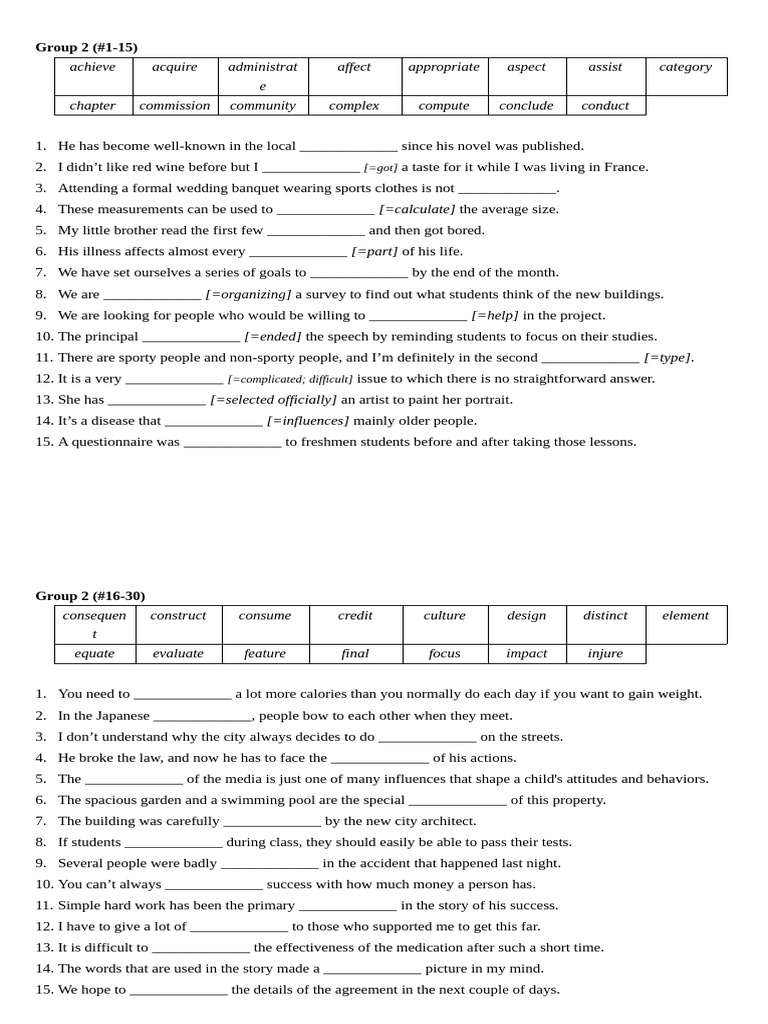 Group 2 (1-30)--FIB-PRNT | PDF