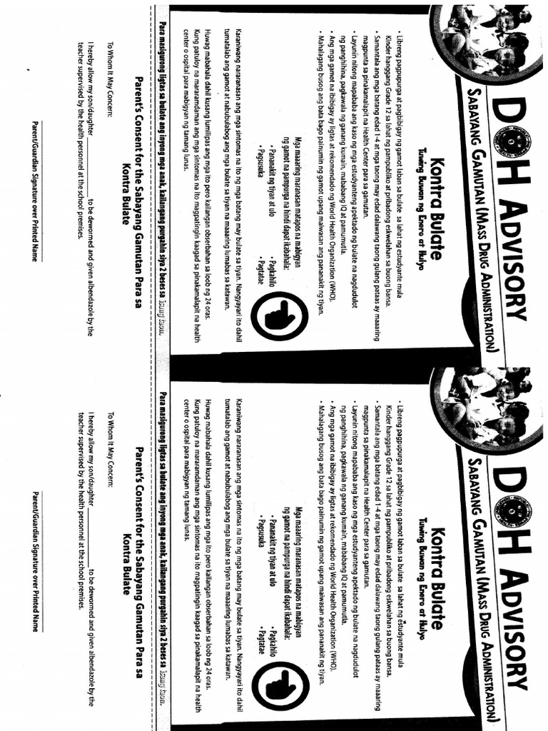 Deworming Permit | PDF