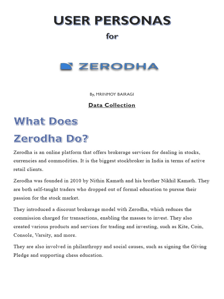 Zerodha | PDF