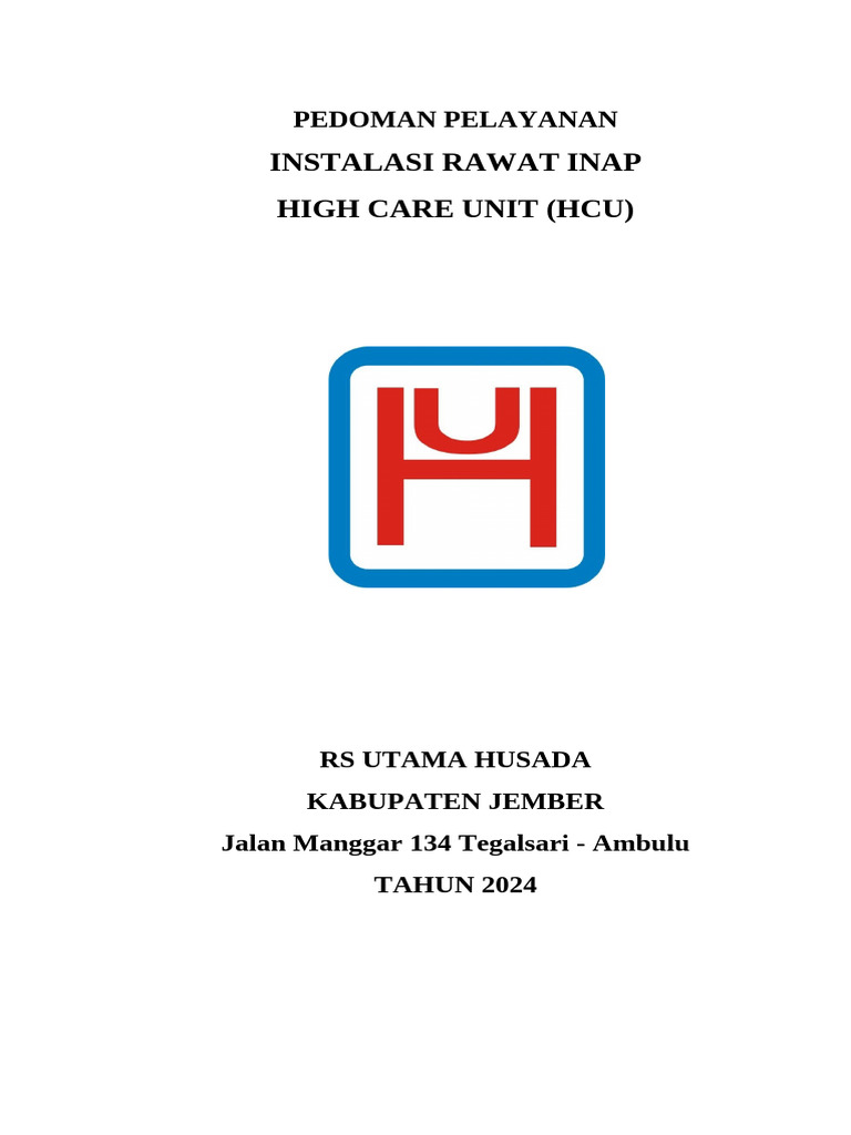 PEDOMAN RUANG HCU ARIN | PDF