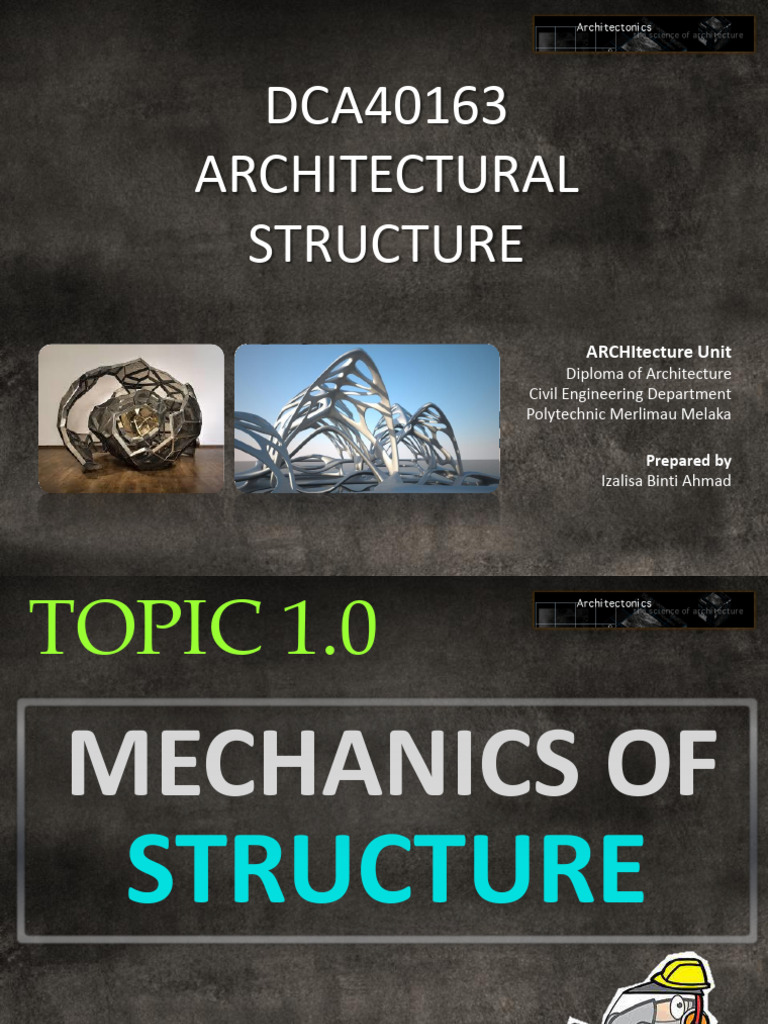 Topic 1 Mechanic of Structure | PDF
