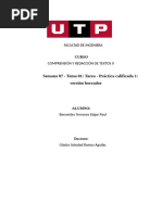 Formato de Caratula Utp Actualizado | PDF