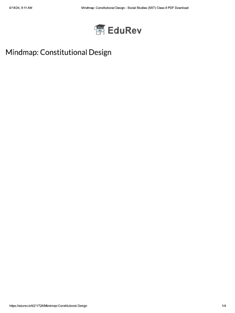Constitutional Design | PDF