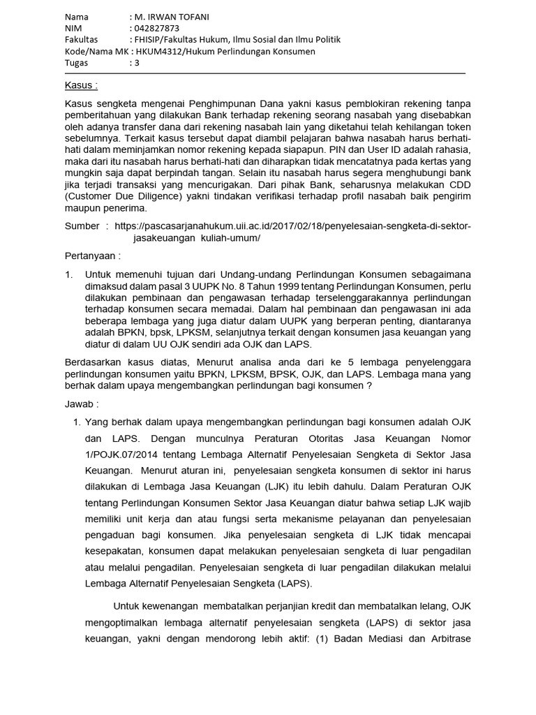 BJS-Hukum Perlindungan Konsumen | PDF