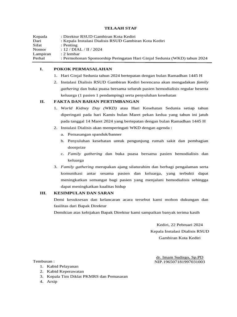 PROPOSAL WKD - Promkes | PDF