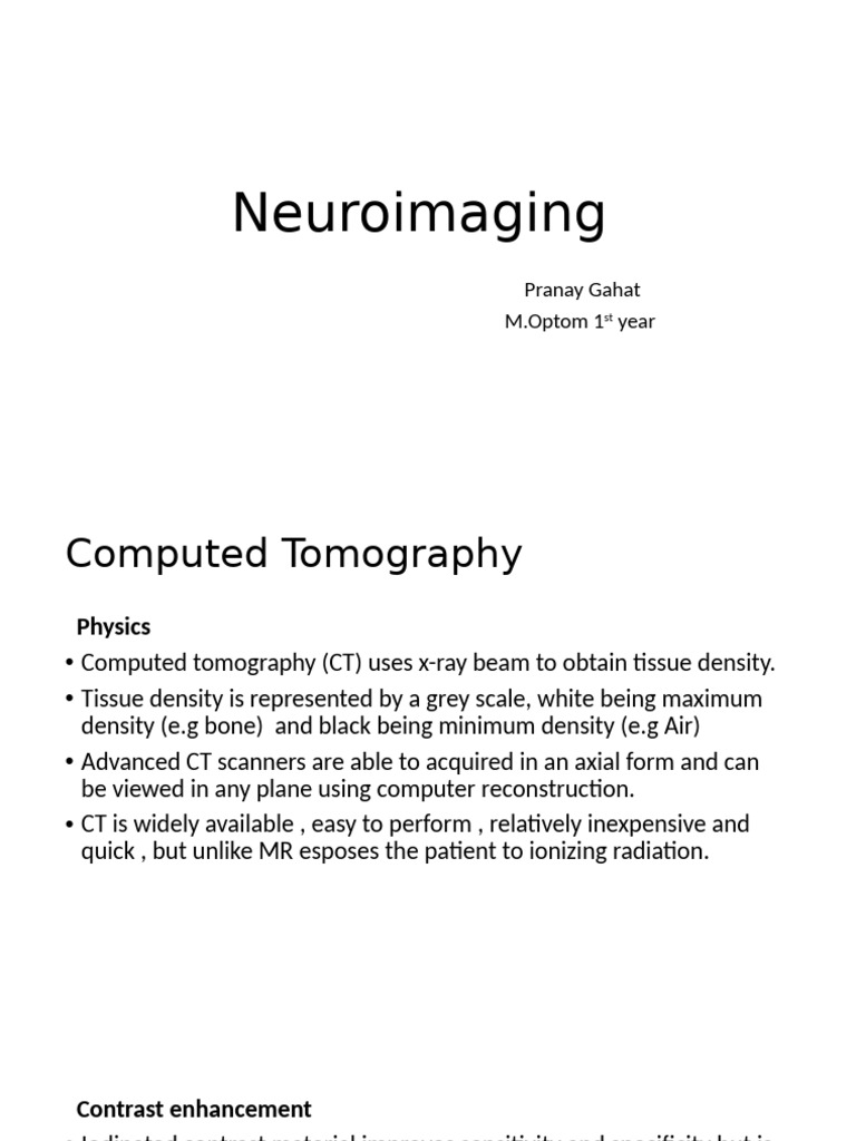 Neuroimaging | PDF