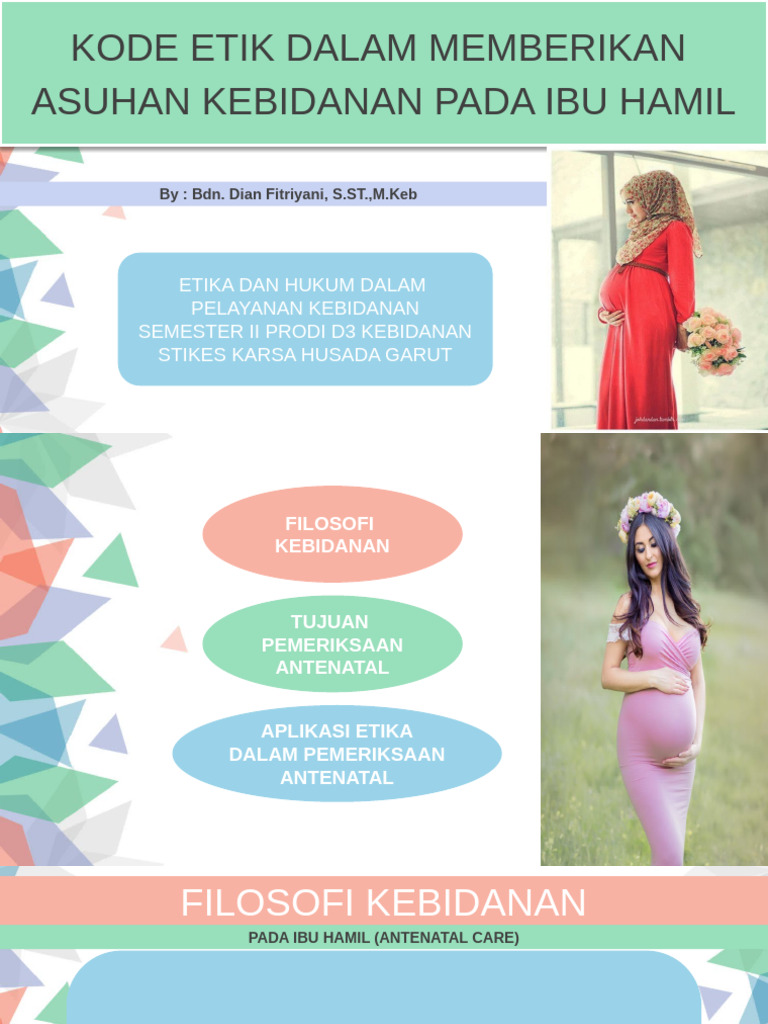 Bu Dian - Etika Dalam Pelayanan Anc | PDF