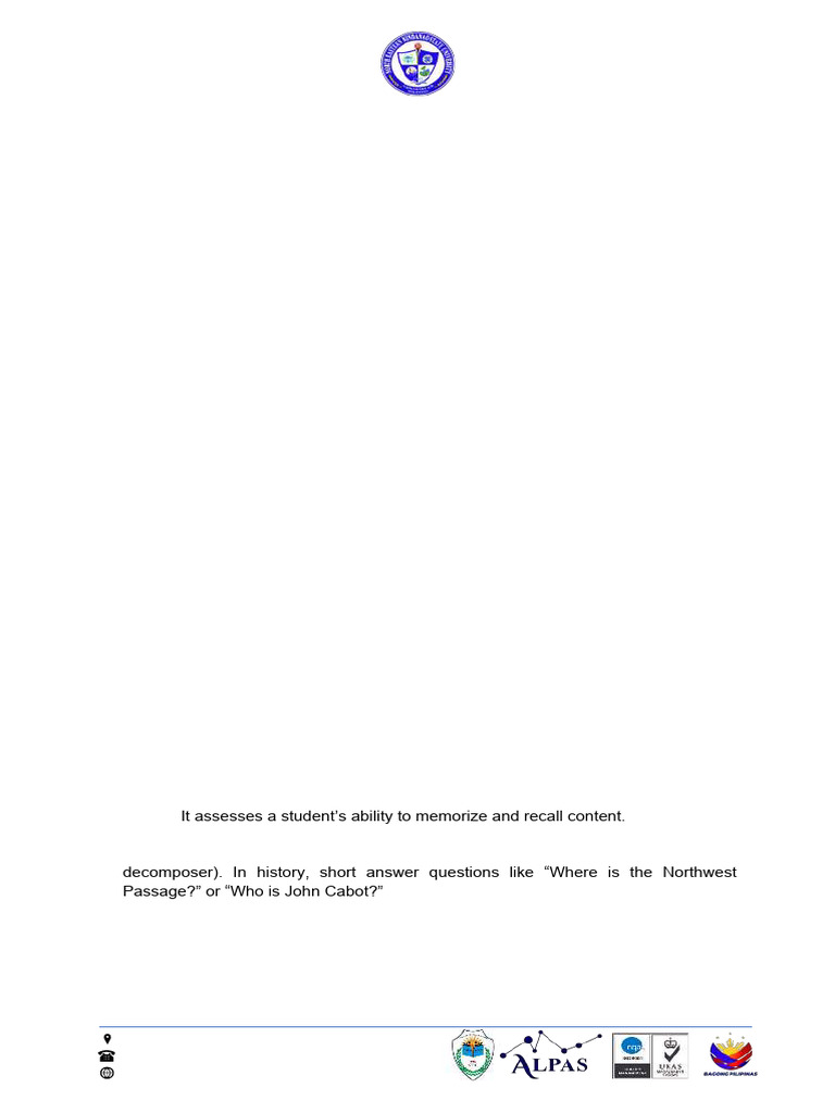 U1 - LC - Why Use Authentic Assessment | PDF