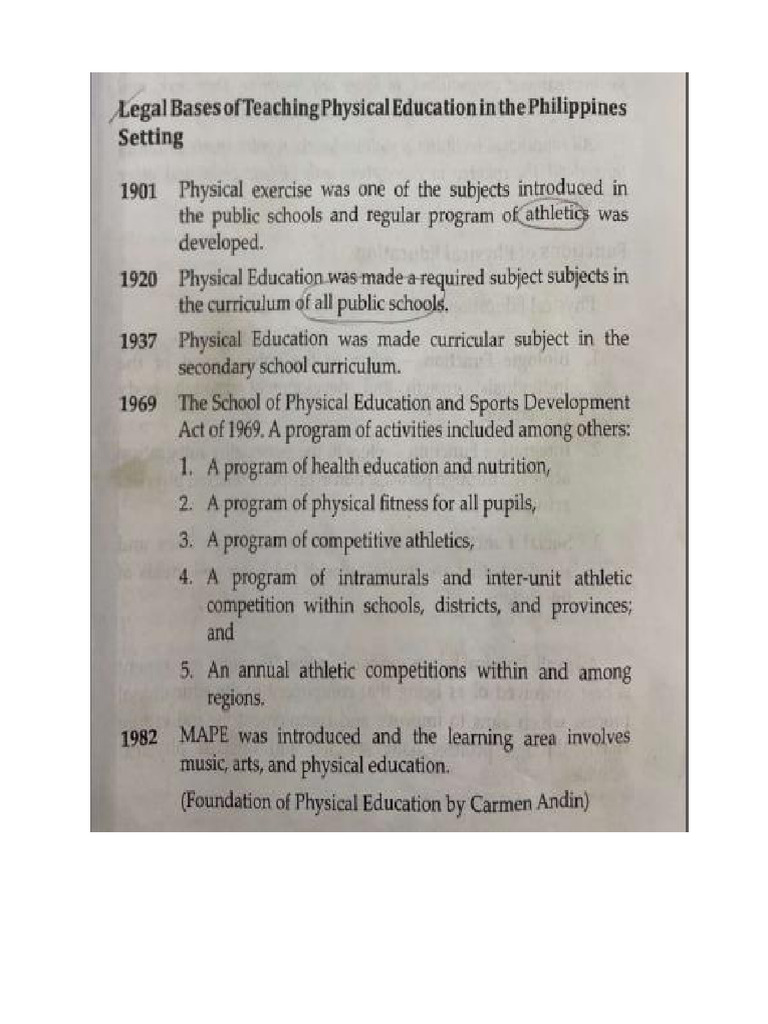 UNIT 1. Intro To Physical Education | PDF