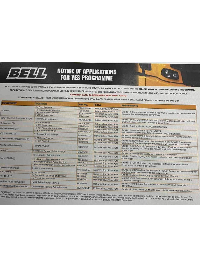 Job Opportunity | PDF