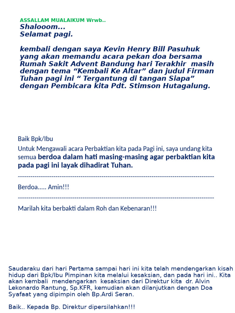 SCRIPT 21 Juni 2024 | PDF