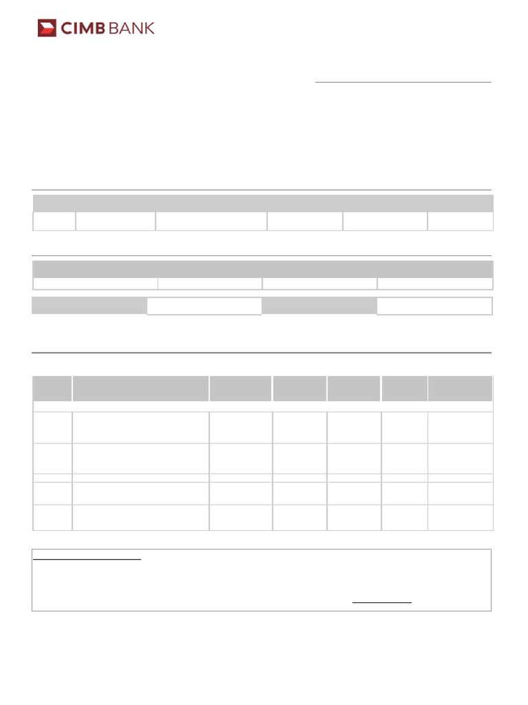Cimb Bank Statement 2024 | PDF