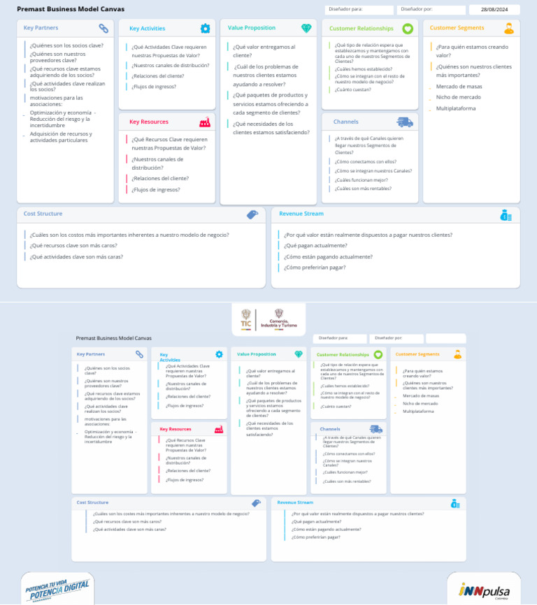 Premast Business Model Canvas | PDF | Business Economics | Business