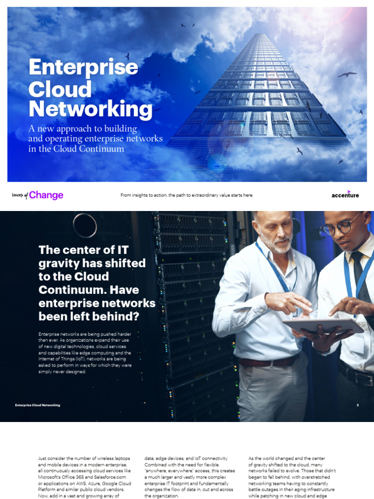 Accenture Enterprise Cloud Networking | PDF