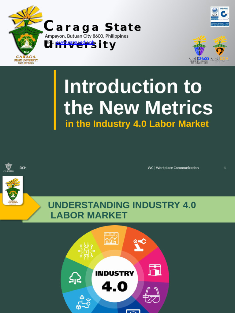 Lesson 1 Introduction To New Metrics of The 4IR Labor Market PDF 1 | PDF