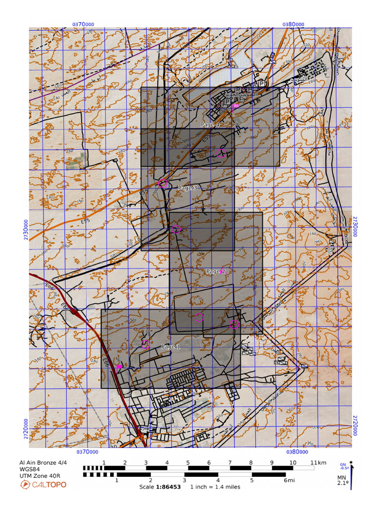 Al Ain Bronze A4 Maps | PDF