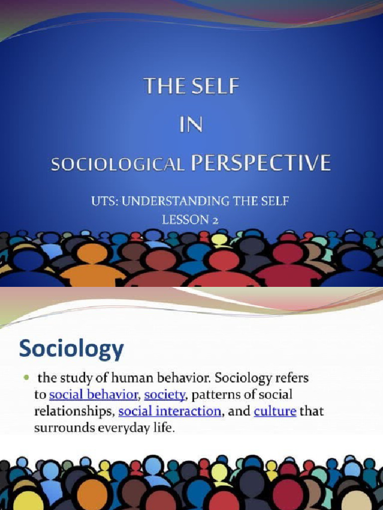 LESSON-2-Sociological-Perspective-The-Self-in-Constant-Interaction | PDF