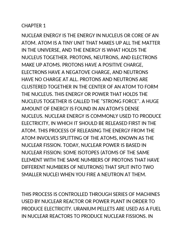 Nuclear Energy | PDF
