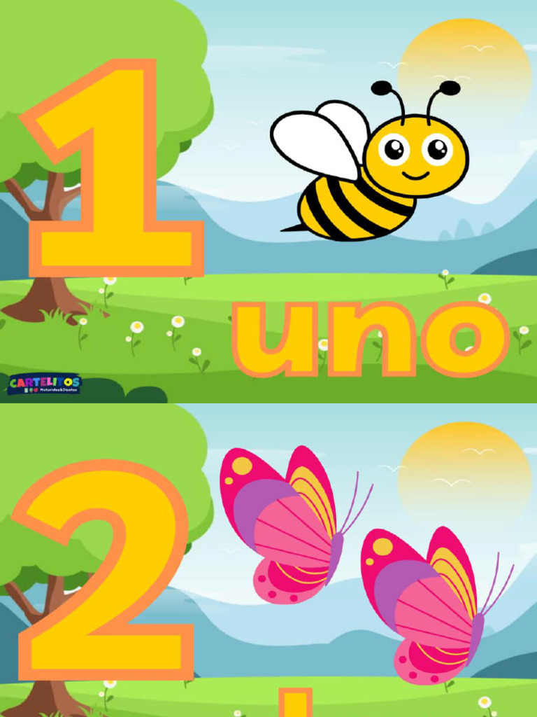 Numeros Tematica Primavera | PDF