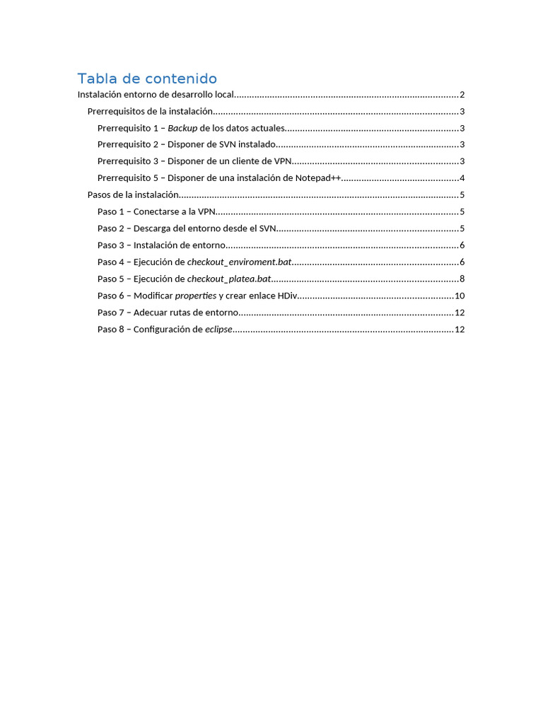 W12 Instalacion Entorno Local | PDF