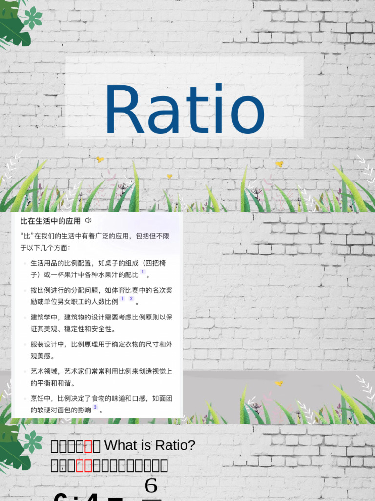 Chapter 7 Ratio | PDF